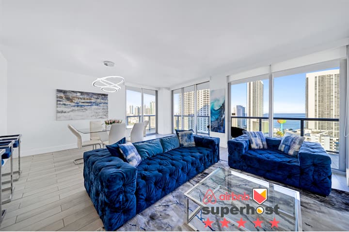 Oceanside Escape 3bd/3ba Vip-tower Of Bchwlk - Aventura, FL