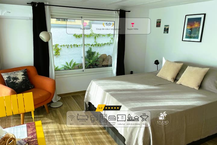Studio & Jardin Privatif à La Possession - La Réunion