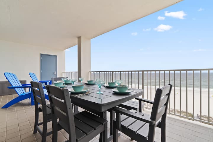 Dolphin Views From 6th Floor Beach Balcony! - Orange Beach, AL