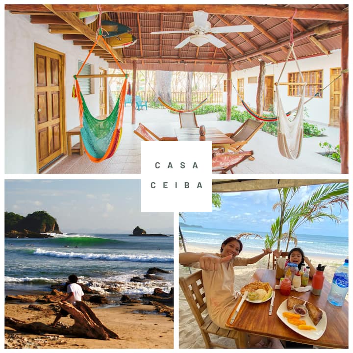 Breakfast Included | Beachside | Surf | Casaceiba - Nicaragua