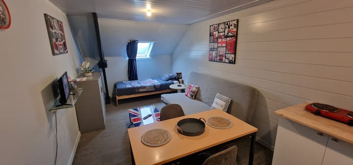 Joli Studio Très Fonctionnel, Spacieux Et Parking - Cassel, France