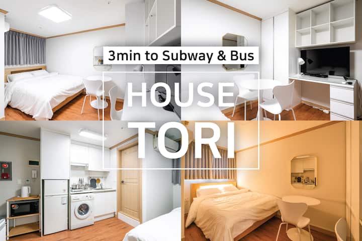 3min To Subway & Bus / 1~2 Guests / Tori_502 - Seoul