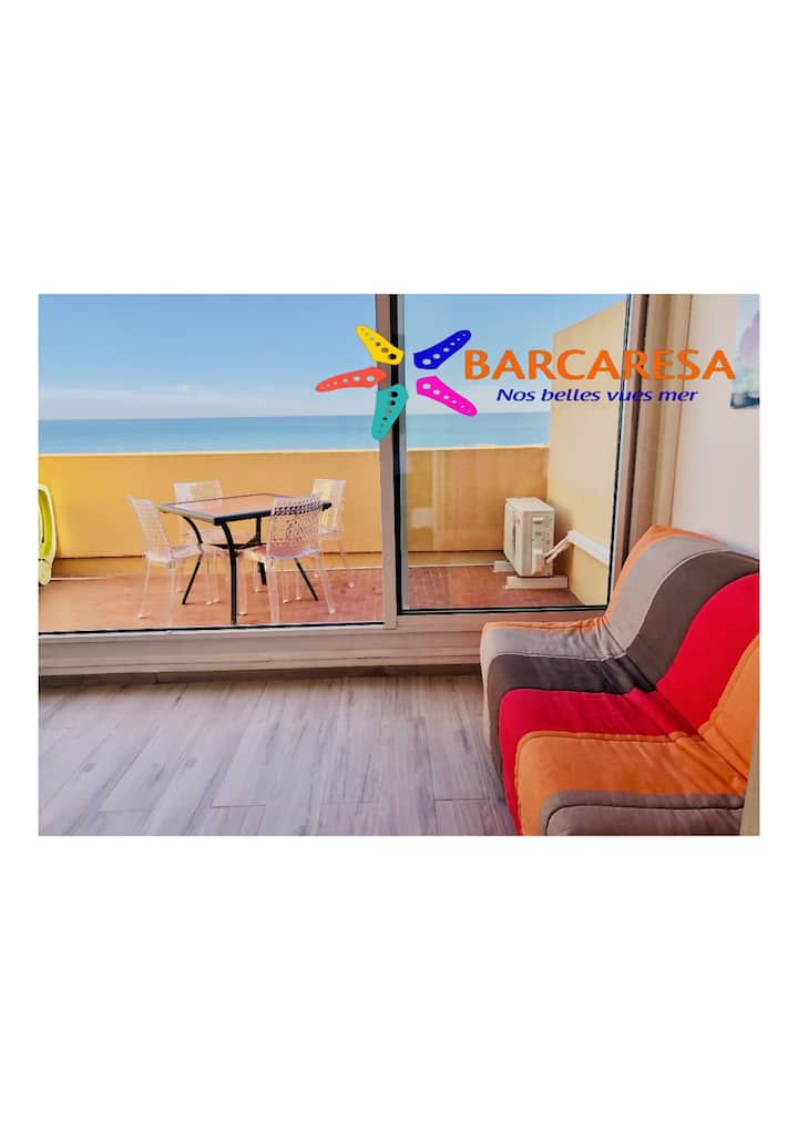 Barcaresa-magnifique T2  Piscine Vue Mer Clim - Le Barcarès