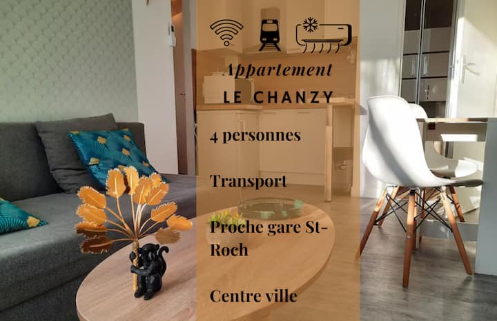 080 - Le Chanzy - T2 - 1 Chambre, Tramway, 4pers - Montpellier