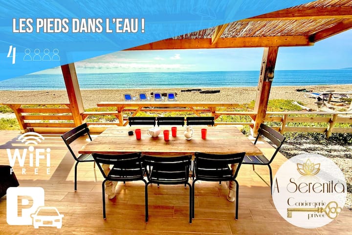 Bungalow Les Pieds Dans L'eau ! - Ghisonaccia