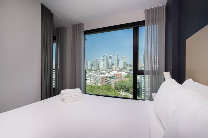 Confort Plus Vue Sur La Ville -1 Chambre à Coucher - Montreal