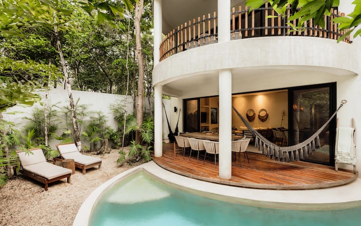 Lux Casa Kuk 2 Pools Mins To Beach Rooftop Oasis - Tulum