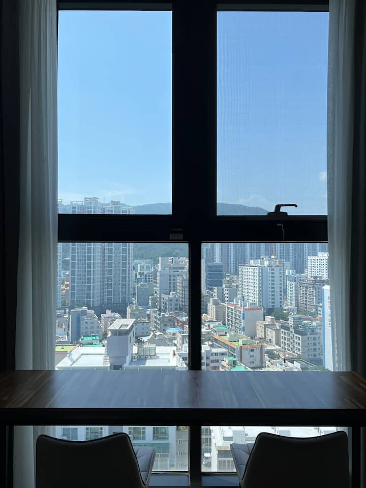 🍒복층.Zzip16🧡#복층로망#고층뷰#바다10초전#이쁘고난리중 💓 - Busan