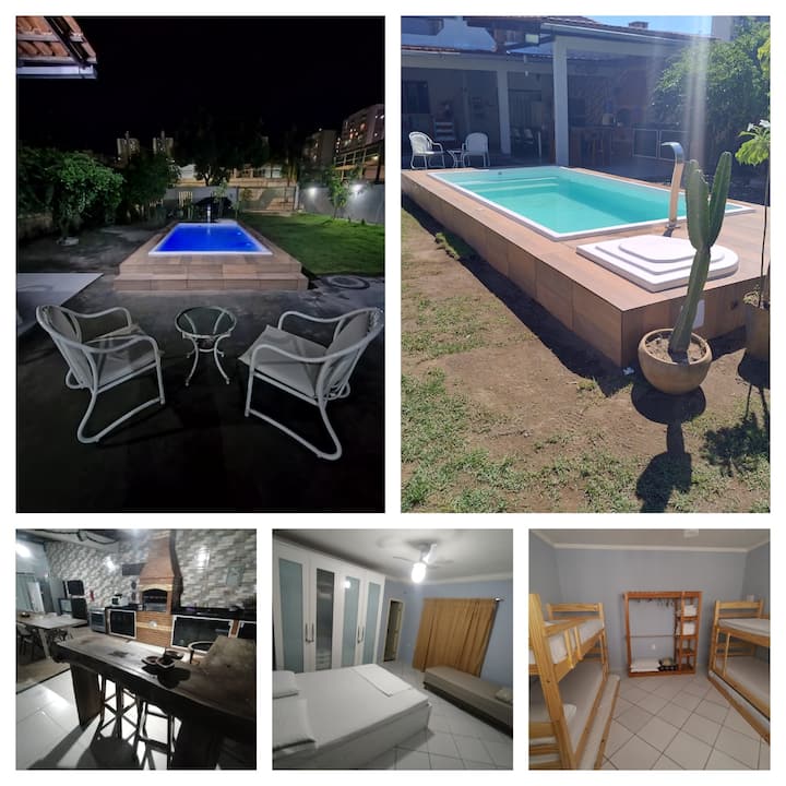 Casa Terreo Piscina 3 Quadras Dapraia Esp. Gourmet - Vila Velha