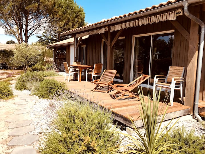 Maison Bois à 350 M Du Lac - Sanguinet