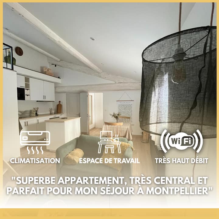 Appartement Laissac - Centre Ville - Climatisé - Montpellier