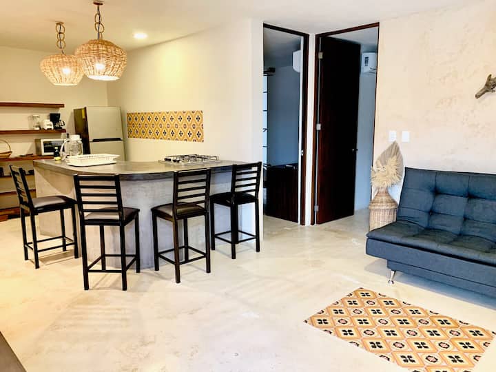 Depto. Nueve Musas Boho Con Alberca Y A/c - Valladolid