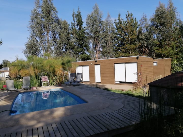 Casa Familiar En Parcela Con Piscina Y Naturaleza - Algarrobo