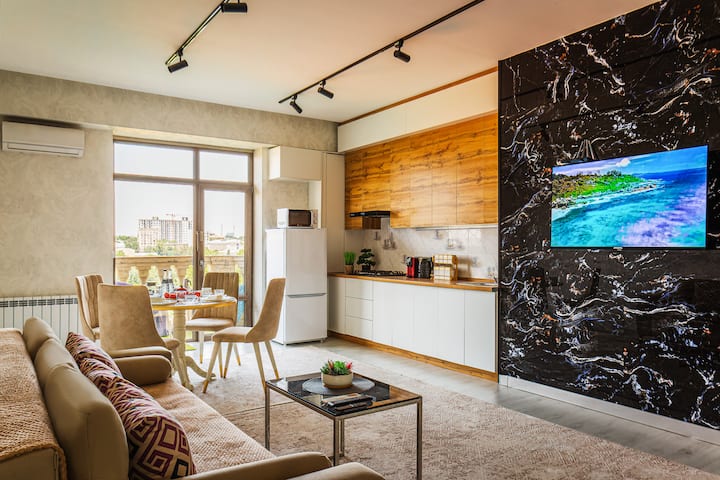 (30) 2комнатная квартира в центре с панорамным вид - Uzbekistan