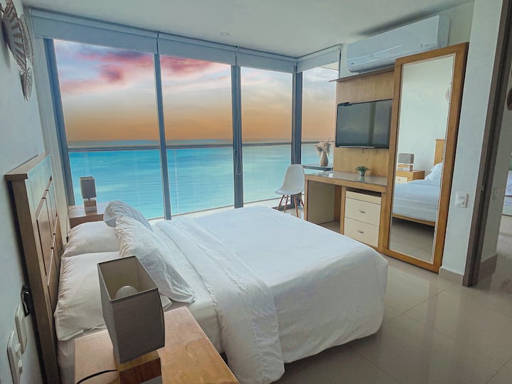 33fl Paradise Retreat At M. City/bocagrande - Cartagena