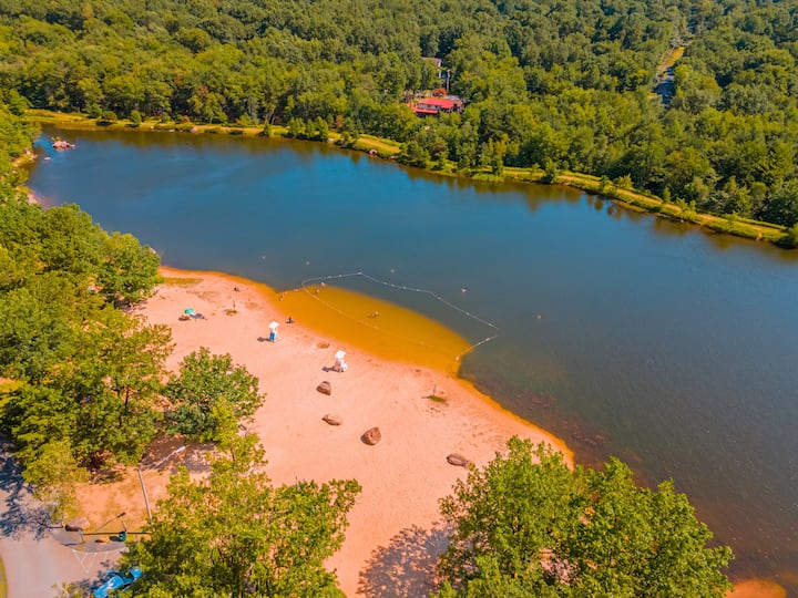 Lakes/hot Tub/ 2 Kayaks/firepit/2 Pools/hiking/ac - ペンシルベニア州
