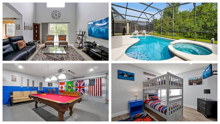 Heart Of Disney | Pool | Game Room | Self Check-in - Kissimmee, FL