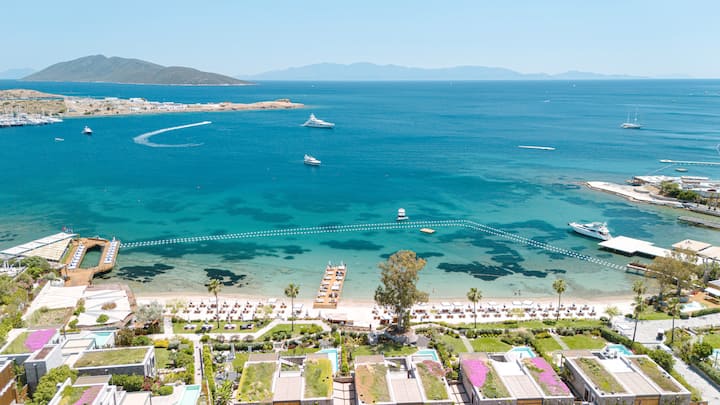 5 Star Seafront Resort In Bodrum 4+1 Home - Bodrum