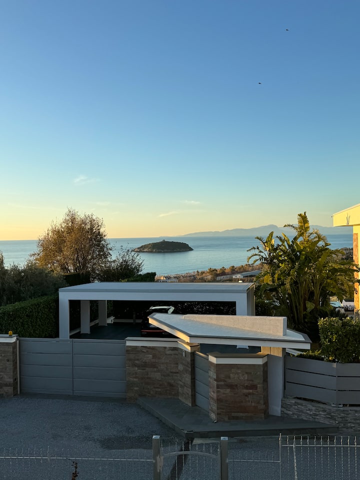 Villetta Panoramica Con Giardino - Diamante