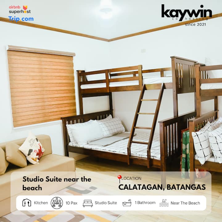 Clean Family Suite Near The Beach For 10pax - Calatagan