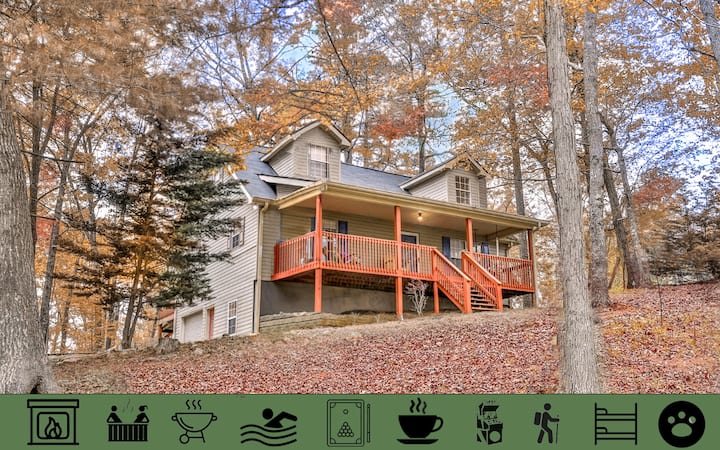 2800sqf Forest Retreat|8min To City|firepit|hottub - Ellijay