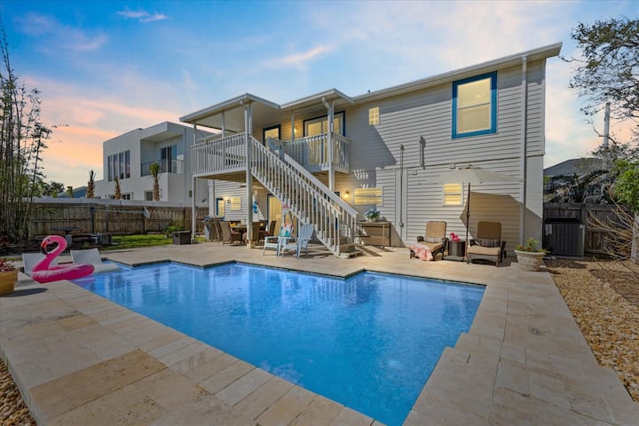 Pool, Hot Tub, Beach 600', Ev Charger, Bikes, Bbq! - Ormond Beach, FL