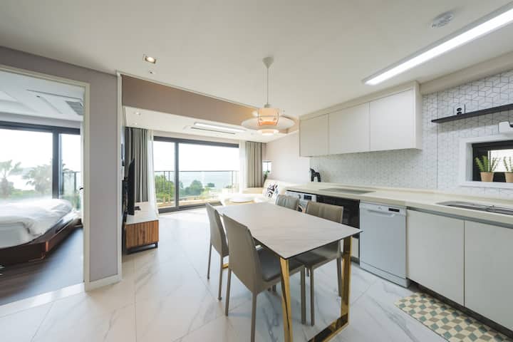 Tamnacounty Hannonresidence 1:seaview/pool/fitness - Seogwipo-si