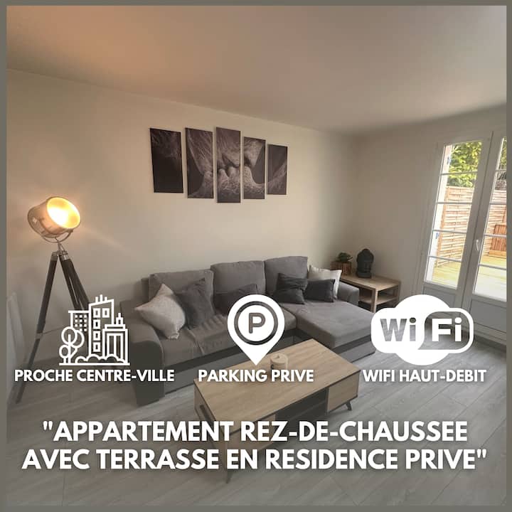 Superbe Appartement Résidence Privée Avec Parking - Amiens