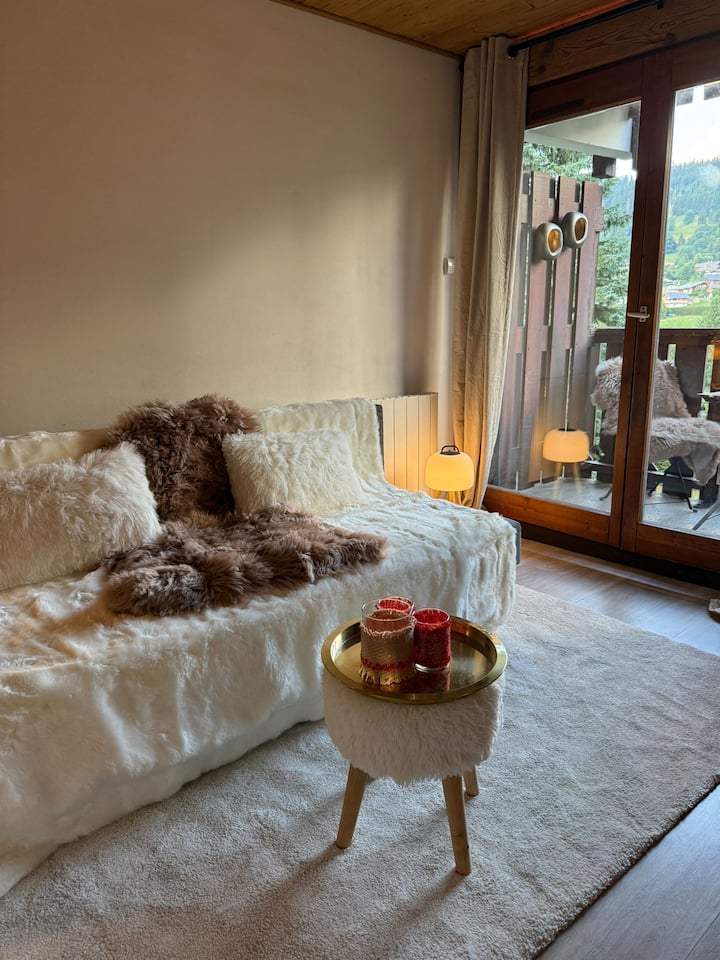 Cocooning Studio Face Aux Pistes - Megève - - Megève