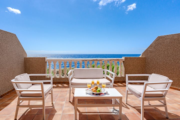 Spacious Terrace Directly On The Sea, Pool, Wi-fi - Tenerife