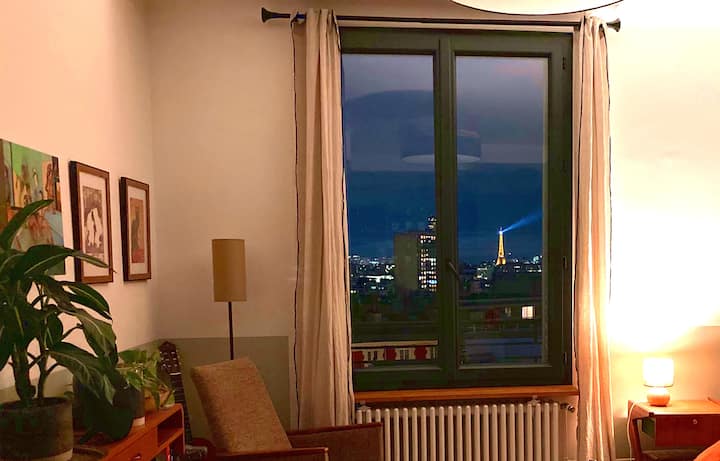 Appartement Cosy, Vue Panoramique Sur Paris - Paris