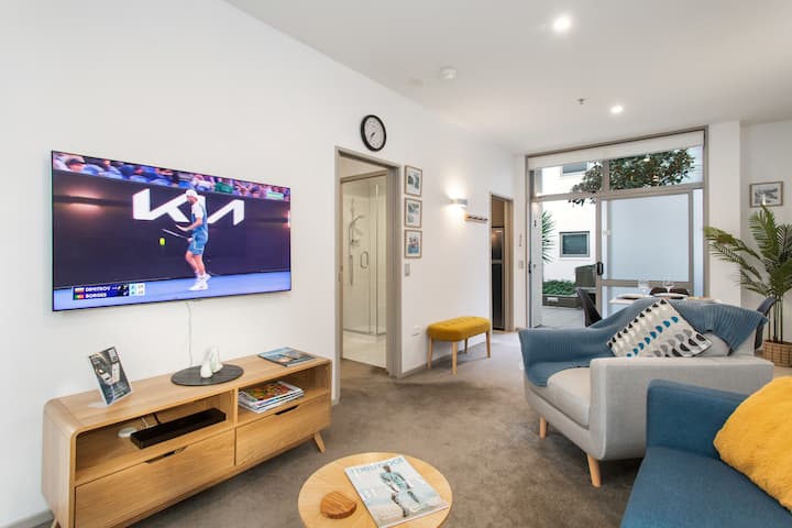 Executive City Pad Free Basement Park Cbd 3 Mins - Christchurch