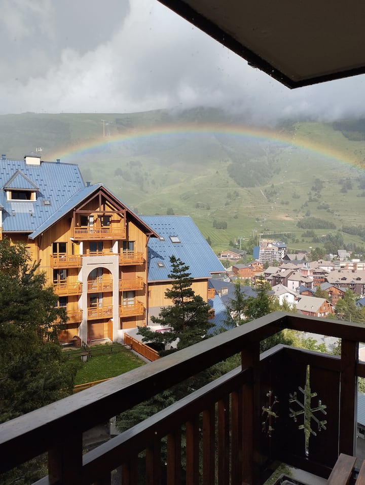 Appartement Cosy Avec Balcon, Pour 5 Personnes - Les Deux Alpes