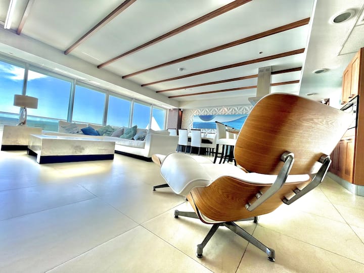 Lujoso Condominio Pie De Playa Peninsula - Mazatlan