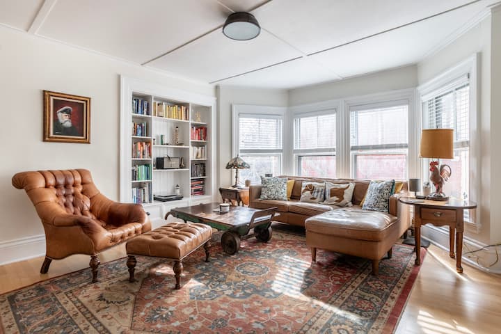 Sunny West End Getaway — Parking And Courtyard - Portland, ME