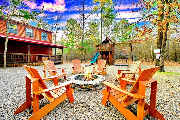 Sleeps 10|hot Tub|pool Table|boat Parking|3 Kings - Broken Bow, OK