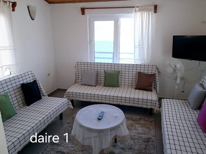 Deniz Manzaralı Daire-1 (Teraslı) - Kalkan