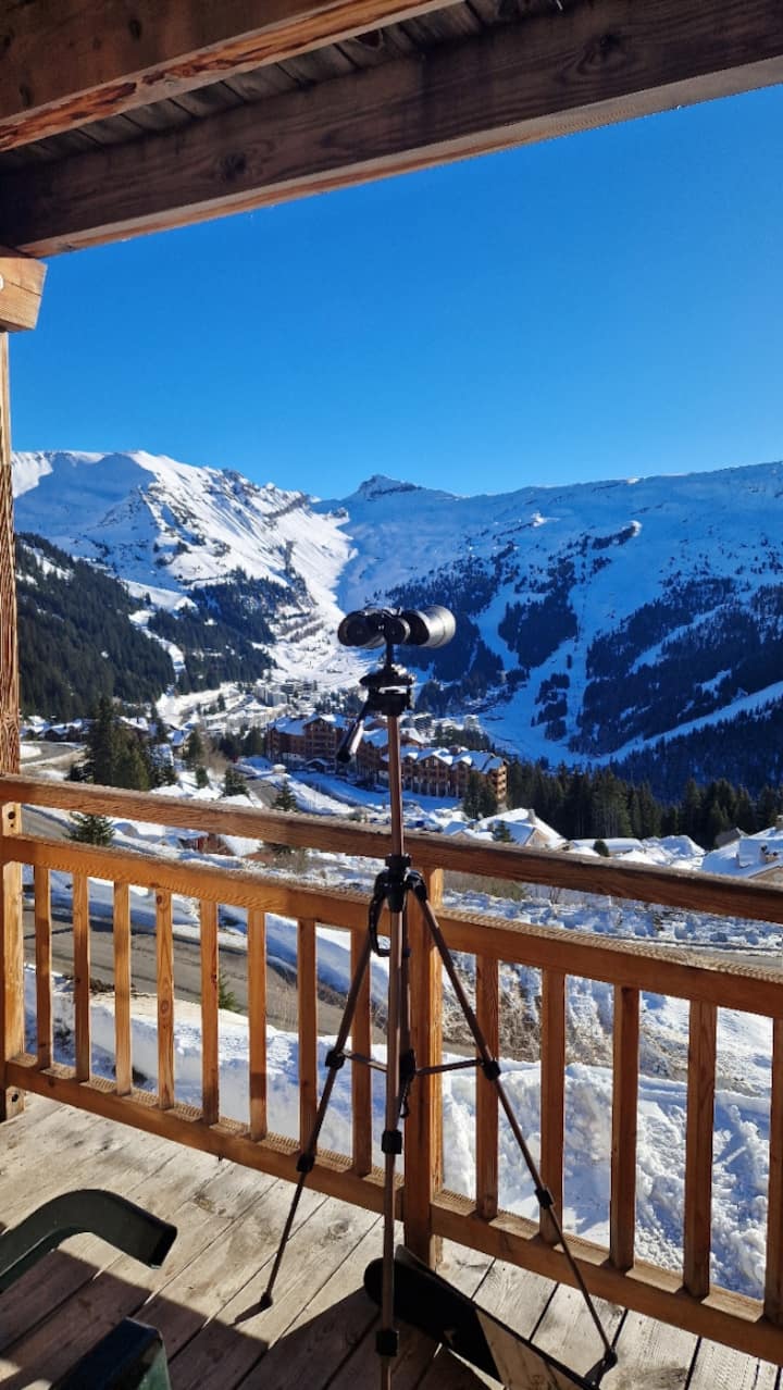 Vues Fantastiques, Spa, Piscine Et Restaurant. - Flaine