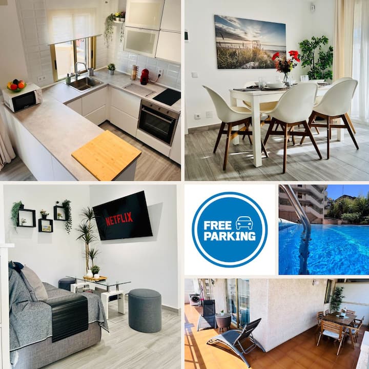 Appartement Avec Grande Terrasse/piscine/parking - Salou