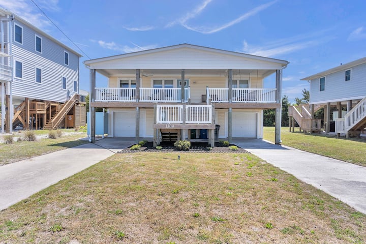 Newly Remodeled Beach Cottage 4min Walk To Beach - Hampstead, NC