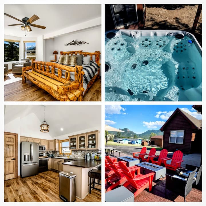 Spacious Family Getaway, King Beds, Hot Tub, Rmnp - Estes Park, CO