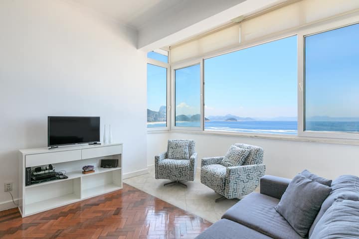 Lindo Apto Com Vista Maravilhosa Em Copacabana! - Ipanema