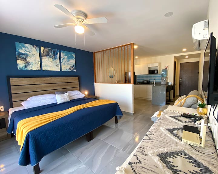 Centrally Located Studio W/rooftop & Plunge Pool - Playa del Carmen