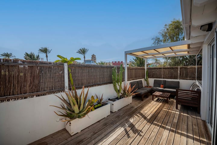 Sunny 90 M2 Stylish Loft Near Beach With Terrace - Corralejo