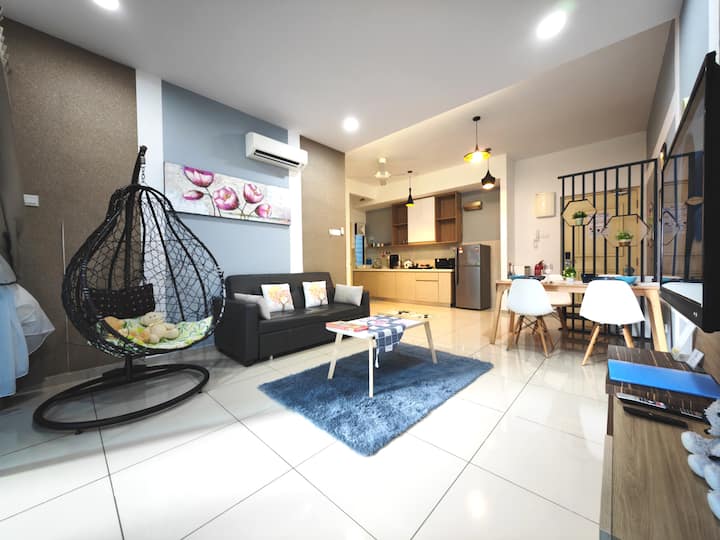 Atlantis 4-6pax|pool&sea View|wi-fi|5min To Jonker - Malacca