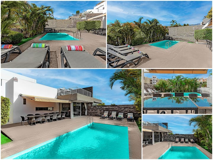 H18 Villa Private Pool@30ºjacuzzi 6p, Wifi ,A.c. - Tenerife