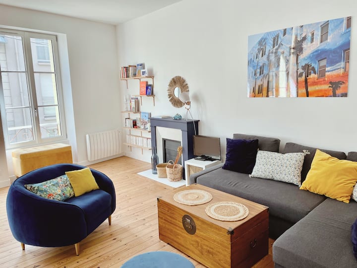 170m Plage, 74m² Lumineux, 2 Ch, Idéal Familles - Dinard