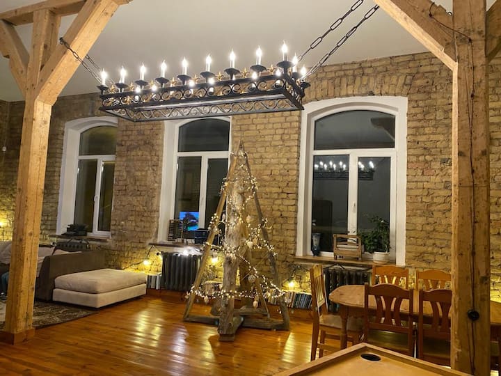 Lovely Gigantic Historical Lofts With Free Parking - Riga