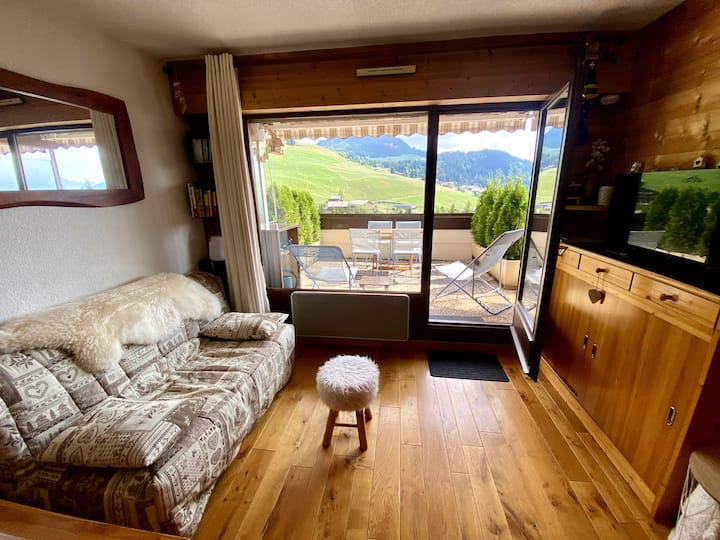 Studio De Charme 2/4 Pers. + Terrasse + Garage - Le Grand-Bornand