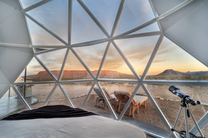 Luxury Glamping Dome - Big Bend - Dome 1 - Sirius - Dome houses for ...